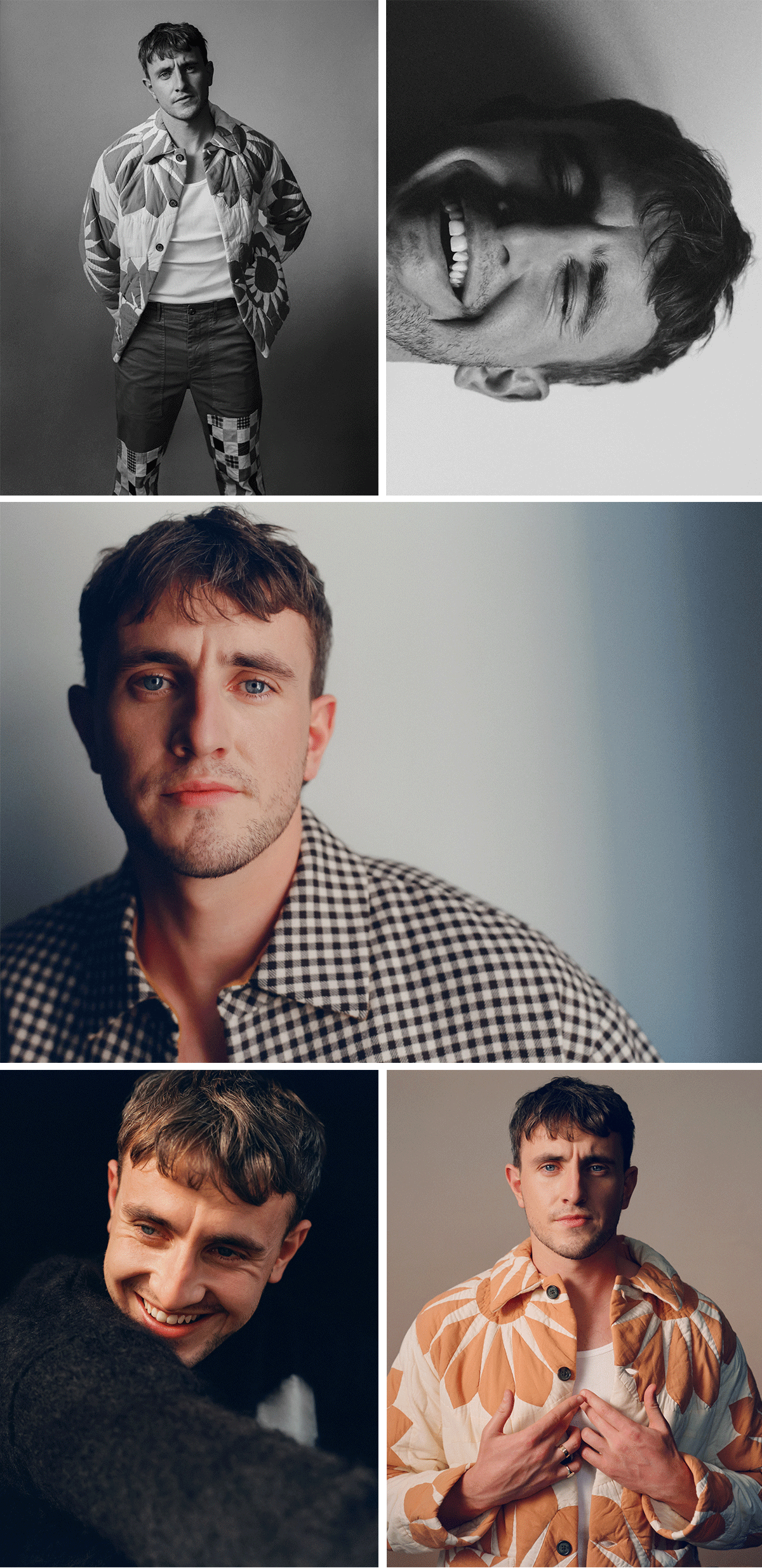 The charming Irish actor Paul Mescal was recently photographed by ...